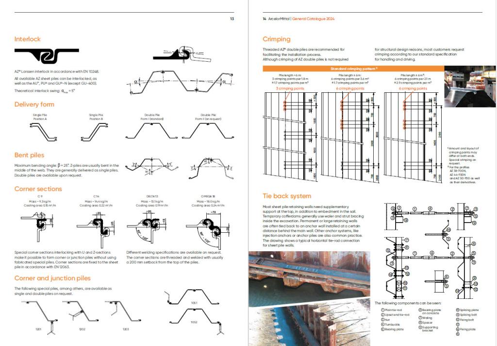 Gesamtkatalog | ArcelorMittal Spundwand